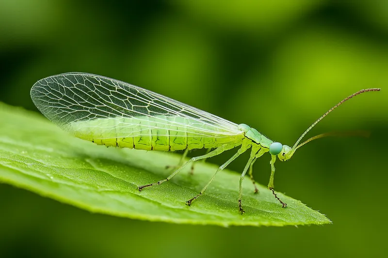 Crisopa, aliado natural contra el pulgón en tus plantas